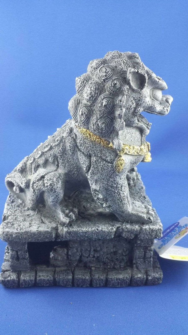 Kazoo Temple Lion Aquarium Ornament large - Aquatic Creations Melbourne