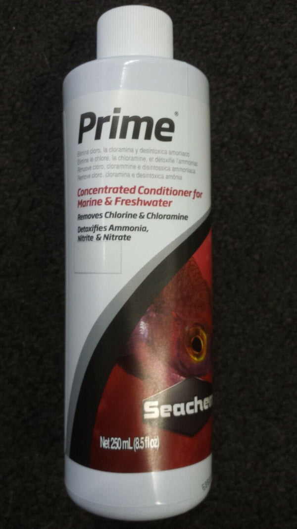 Seachem Prime water conditioner 250ml - Aquatic Creations Melbourne